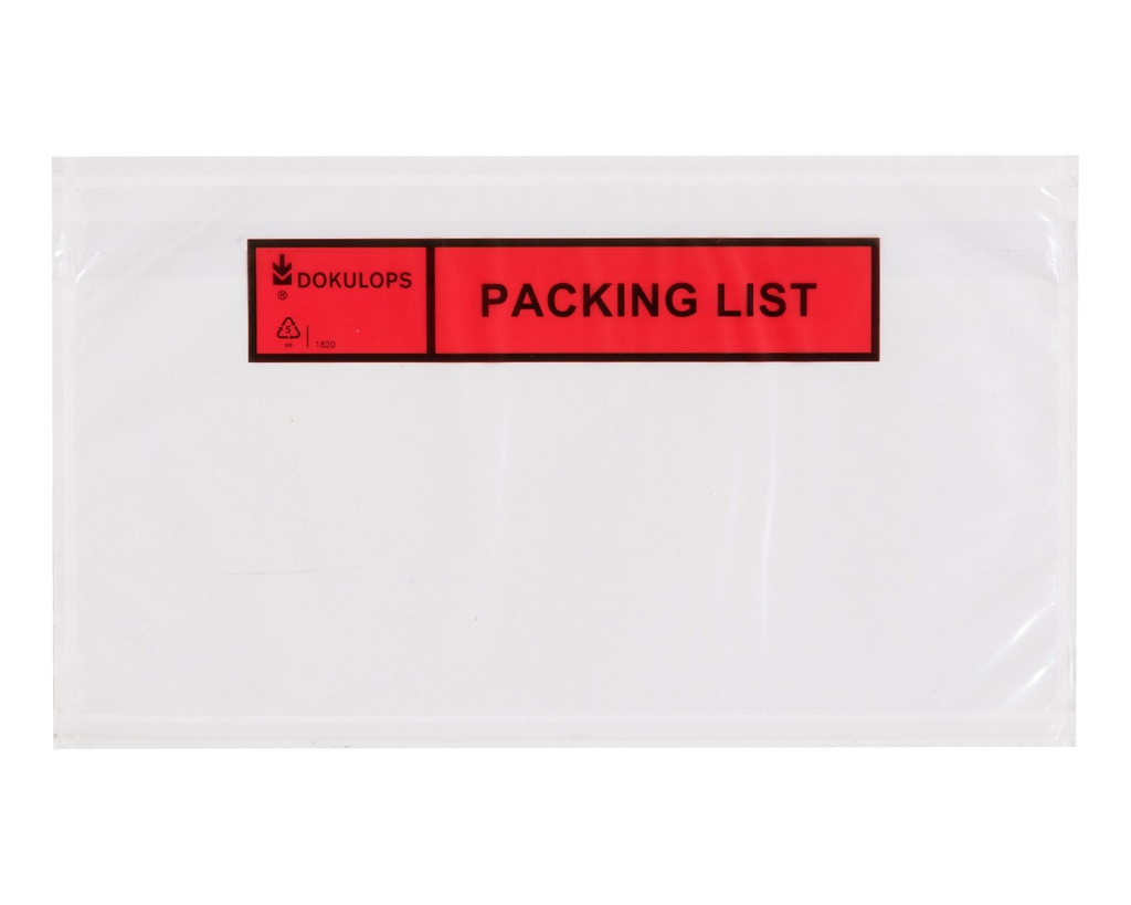 Dokulop Model A6 Packing List Inwendig formaat 160 x 115 mm ...